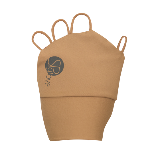 UPF 50+ Palmless Gloves (Latte) | Sparms AU – SParms