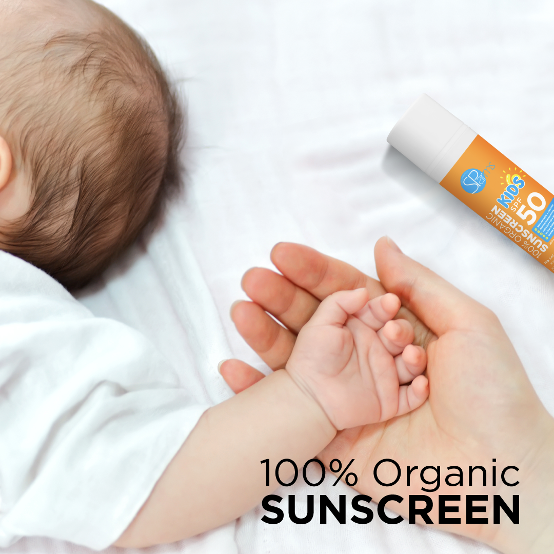 100% Organic Kids Sunscreen SPF 50 | Safe & Natural | Sparms AU – SParms