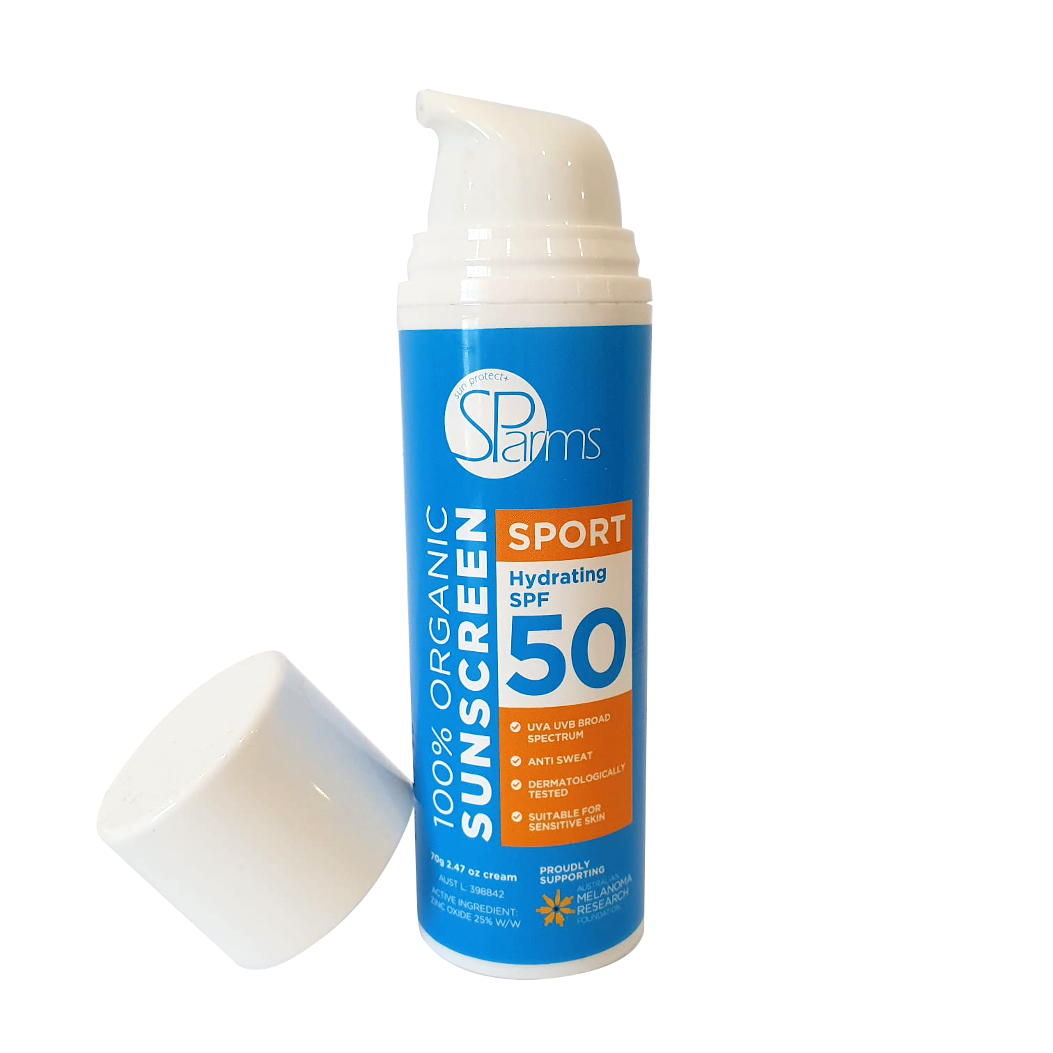 100% Organic Sunscreen - Sport – SParms
